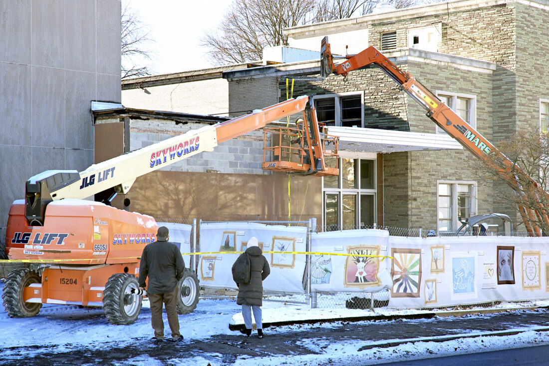 Tree of Life synagogue demolition begins ahead of rebuilding site of ...